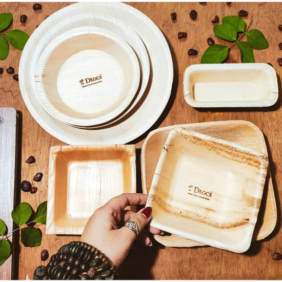 Dtocs Palm Leaf Tableware Sample Kit – DTOCS
